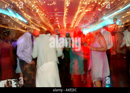 hectic bustling busy active night time party scene Stock Photo - Alamy