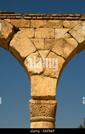 Anjar Castle Lebanon Middle East Stock Photo - Alamy