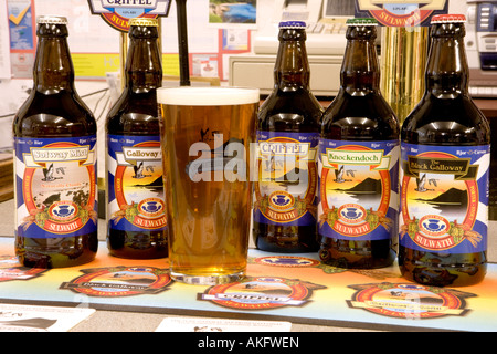 Bottles of Real Ale beer brewed in England. The breweries that make ...