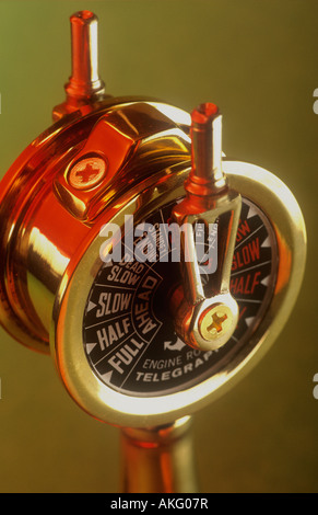 ship's speed control bridge telegraph from the steamship shieldhall ...
