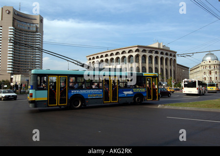The commercial section in the centre of Bucharest, Rumania Stock Photo ...