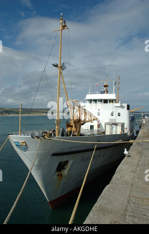 Scillonian Ferry. Penzance. South west coast path. South Cornwall. West ...
