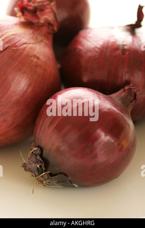 Red onions, Sardinia, Italy Stock Photo - Alamy