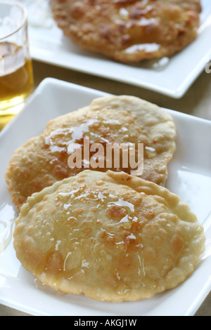 Sebadas dessert, Sardinia, Italy Stock Photo - Alamy