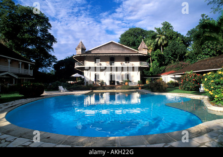 Habitation Lagrange hotel, Marigot, Martinique, French Lesser Antilles ...