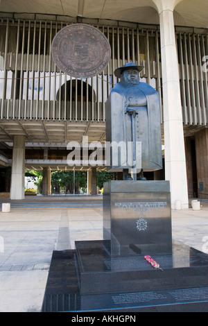 Father Damien or Saint Damien de Veuster of Molokai Stock Photo - Alamy