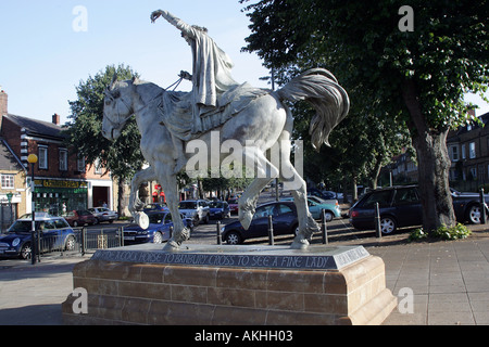 Banbury Cross monument and the "fine lady" statue. Oxfordshire UK Stock ...