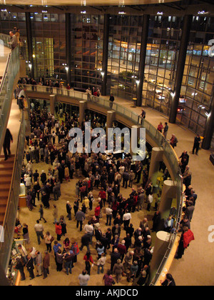 Inside Benaroya Hall Seattle Washington people in seats at symphony ...
