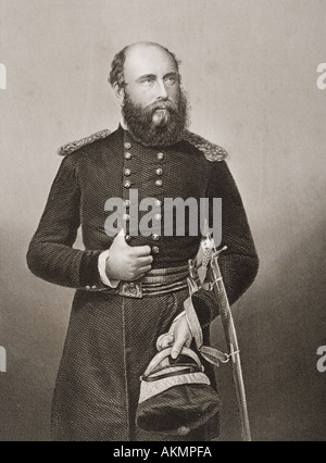 Prince George (1819-1904), the Duke of Cambridge, 1857.Artist: DJ Pound ...