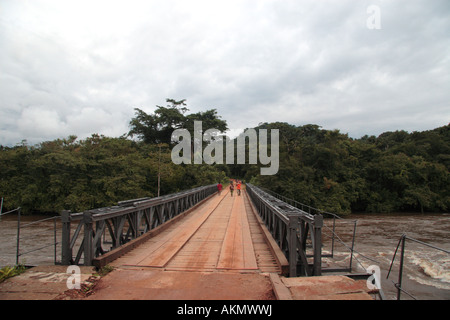 Epulu River bridge Stock Photo - Alamy