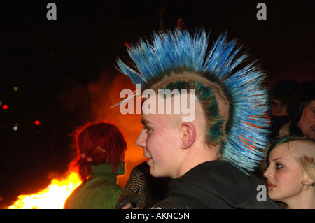 Punks taking part in riots on May 1, Berlin, Germany Stock Photo - Alamy