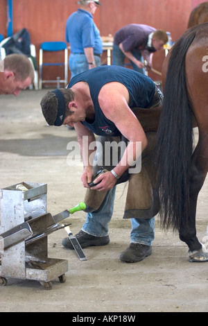 Professional Farrier on Show at the Royal Highland Show, Ingilston ...