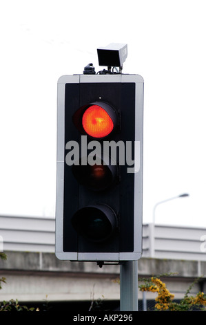 Traffic Light with Sensor Stock Photo - Alamy