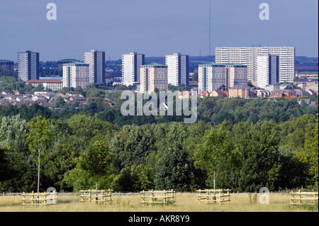 Tower blocks of Motherwell, North Lanarkshire, Scotland Stock Photo - Alamy