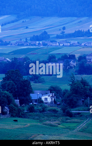 Poland Psary agriculture fields village Stock Photo - Alamy