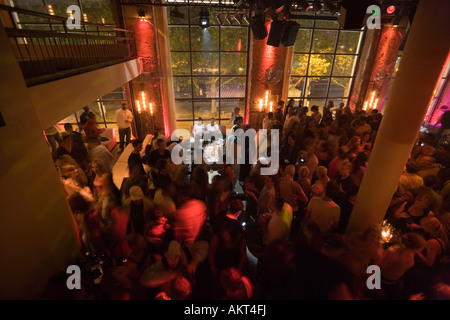 People dancing in the Club Mascotte the oldest nightclub of Zurich ...