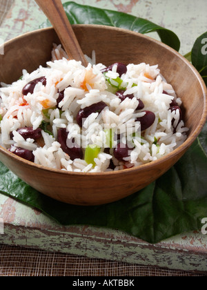 CARIBBEAN MEAL JAMAICA Food meals Stock Photo - Alamy