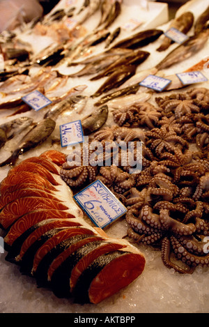 Fish section Central Market, Athens, Greece Stock Photo - Alamy