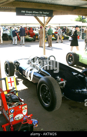 1960 Cooper-Climax T53 "Lowline" with driver Rainer Ott during the ...
