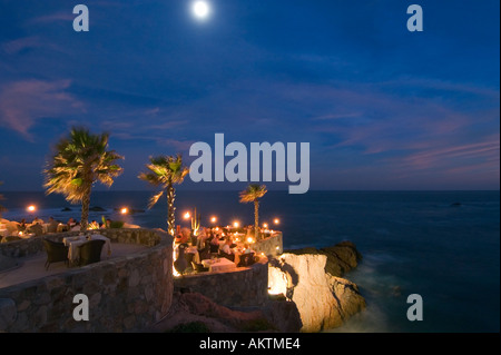 Cliffside dining at Esperanza Resort at Punta Ballena Cabo San Lucas ...