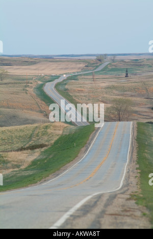 Highway 23 on the Fort Berthold Indian Reservation in North Dakota ...