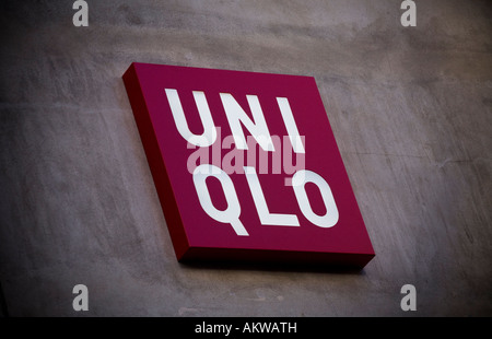 A Uni Qlo store on Oxford Street, London, England, U.K Stock Photo - Alamy