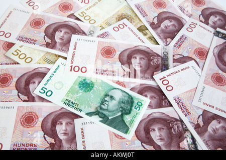 Norwegian currency, five hundred kroner bank notes Stock Photo - Alamy