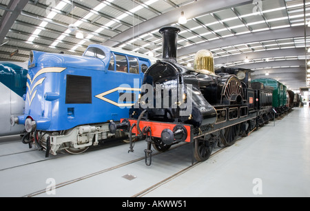 Old Deltic Diesel locomotive with British Rail logo Stock Photo - Alamy