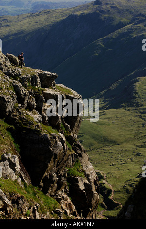 Central gully on Great End, Lake District, UK Stock Photo - Alamy