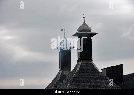 Peat kiln at a Scottish whisky distillery Stock Photo - Alamy