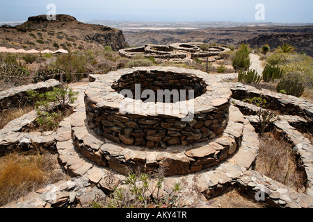 Gran Canaria - Mundo Aborigen near Maspalomas themed park with tableaux ...