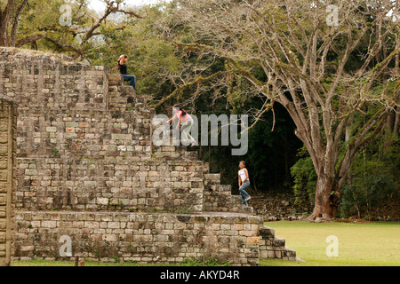 Pyramide, Copan Ruinas, Copan, Honduras Stock Photo - Alamy