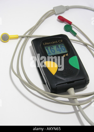 an ecg 24 hour event recorder unit called a 24 hour tape Stock Photo ...