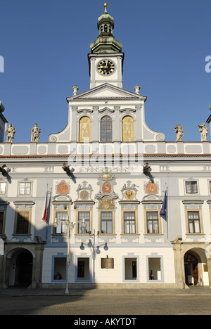 Historic old town of Ceske Budejovice, Budweis, Budvar, Bohemia, Czech ...