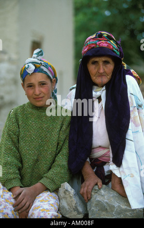 Young Berber woman of the Ait Addidou Tribe in traditional dress at the ...