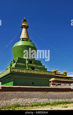 Stupa, monastery Samye near Lhasa, Tibet, Asia Stock Photo - Alamy