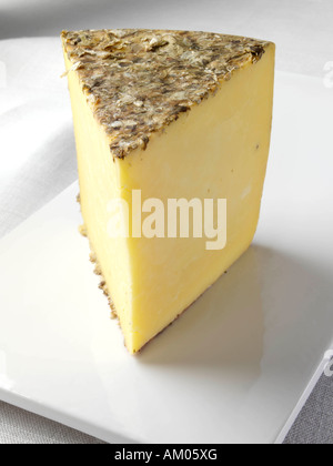 A wedge of Hereford Hop Cheese editorial food Stock Photo - Alamy