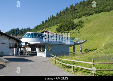 Sareis Mountain cable car, Malbun, Liechtenstein Stock Photo - Alamy