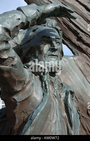 Nólsoyar Páll statue by Hans Pauli Olsen in Torshavn on the Faroe ...