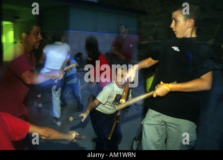 Sticks dance TARRAGONA Catalonia Spain Stock Photo - Alamy