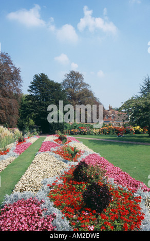 The Flower Gardens At Southover Grange, Lewes, East Sussex, UK Stock ...