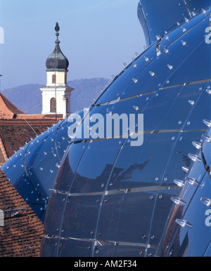Graz, Austria - Kunsthaus Graz by Peter Cook and Colin Fournier Stock ...