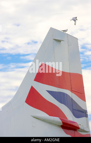 Concorde tail fin Stock Photo - Alamy