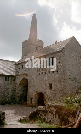 The Priory in Caldey island Stock Photo - Alamy