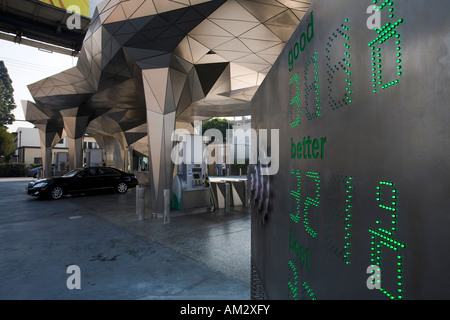 Helios House, BP "Green" gas station,Olympic and Robertson, Los Angeles ...