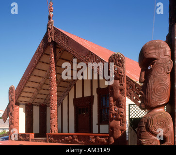 new zealand maori new zealand maori meeting house whakarewarewa thermal ...