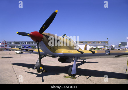 Hawker Hurricane Mk IV plane in RAF WW2 desert camouflage at Paris ...