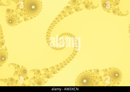 Two inter-locking fractal spirals Stock Photo - Alamy