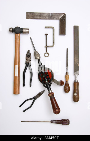 Metal working tools Stock Photo - Alamy