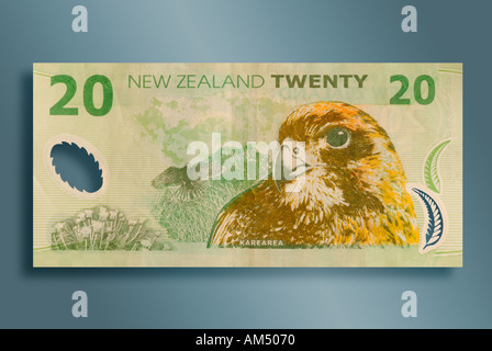 20 dollar bill from New Zealand Stock Photo - Alamy